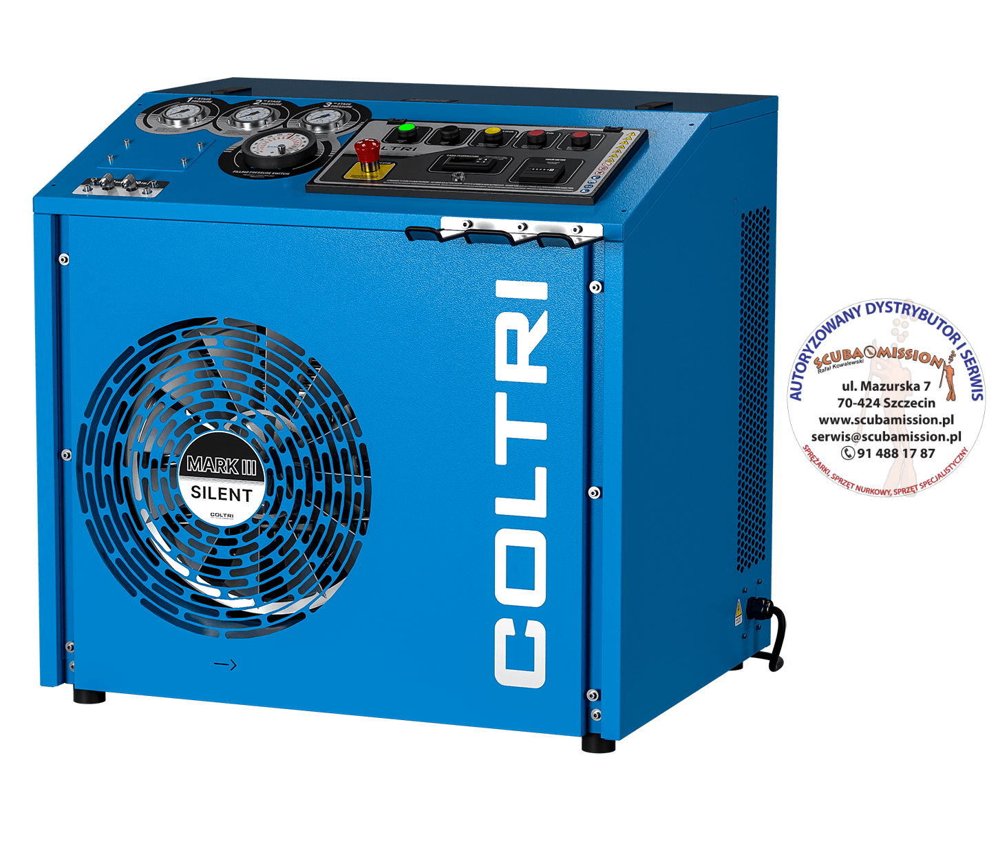 kompresor Coltri model MCH16 Mark III Silent 315 ET